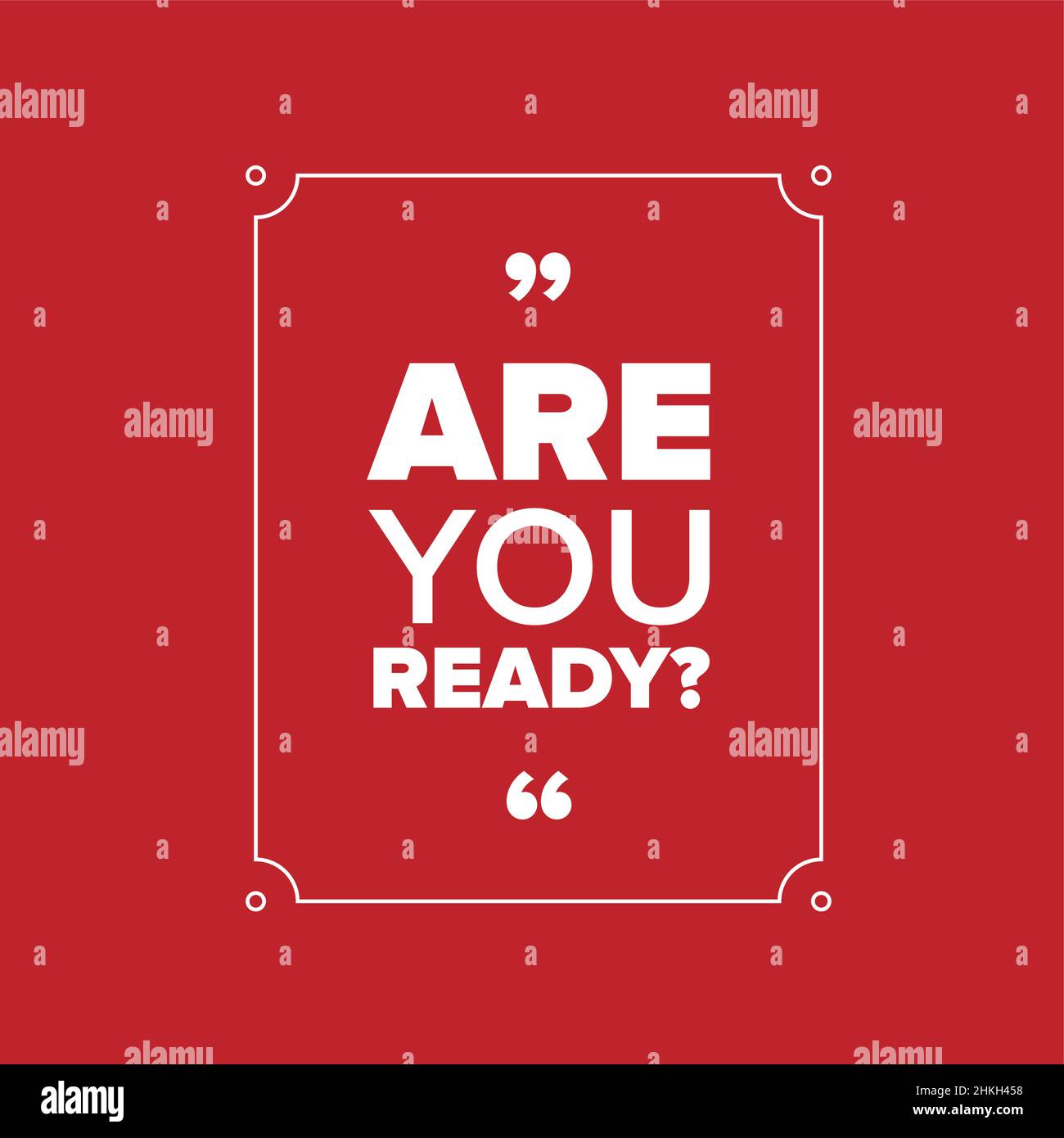 Are you ready? lettering Stock Vector Image & Art - Alamy