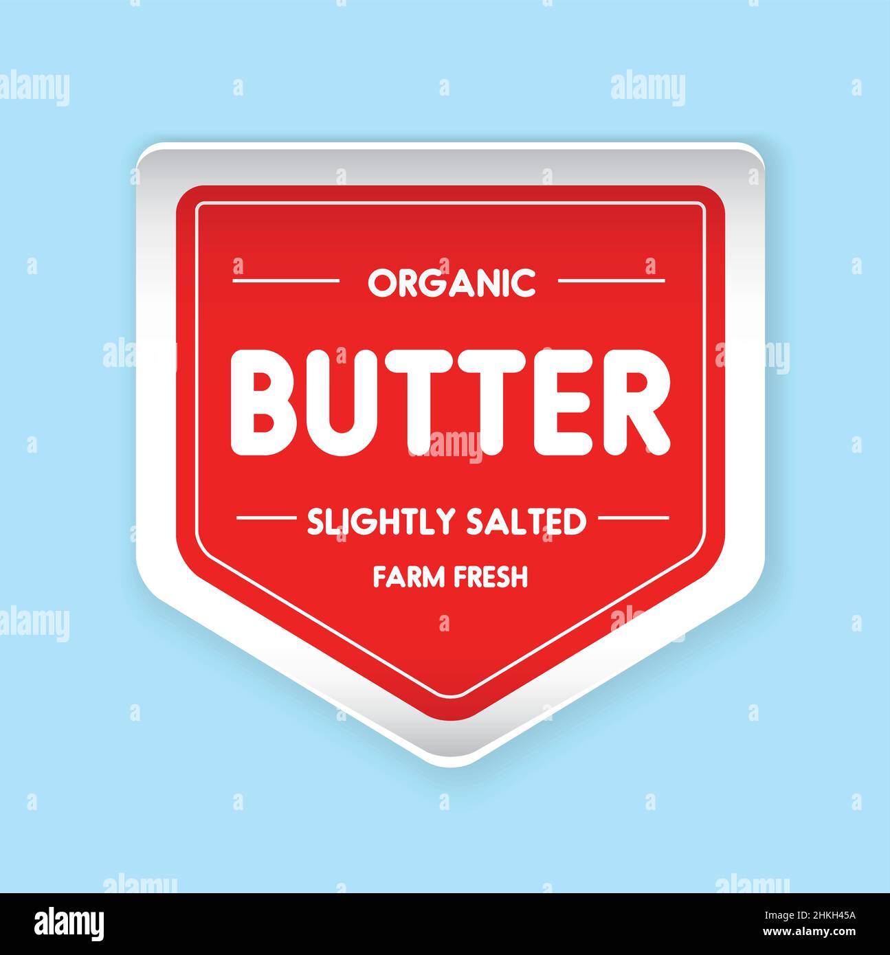 Butter label vector Stock Vector Image & Art - Alamy