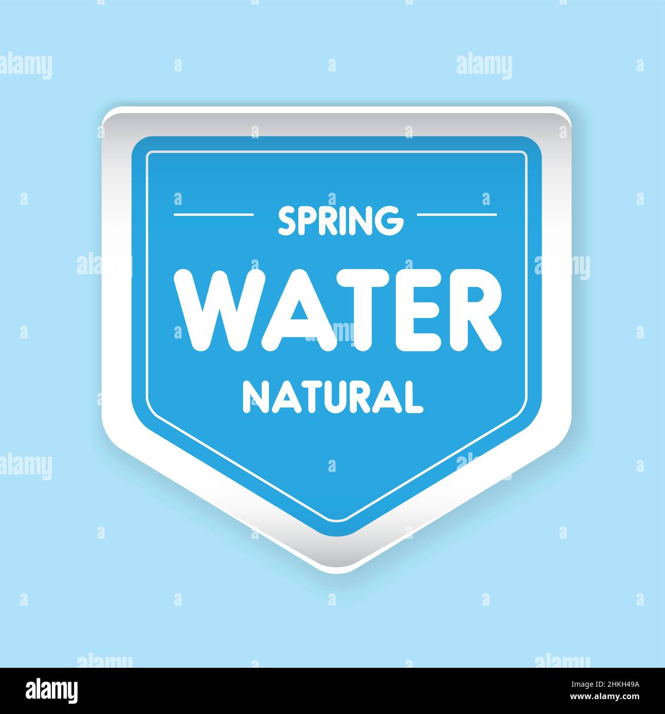 Water mineral label Stock Vector Images - Alamy