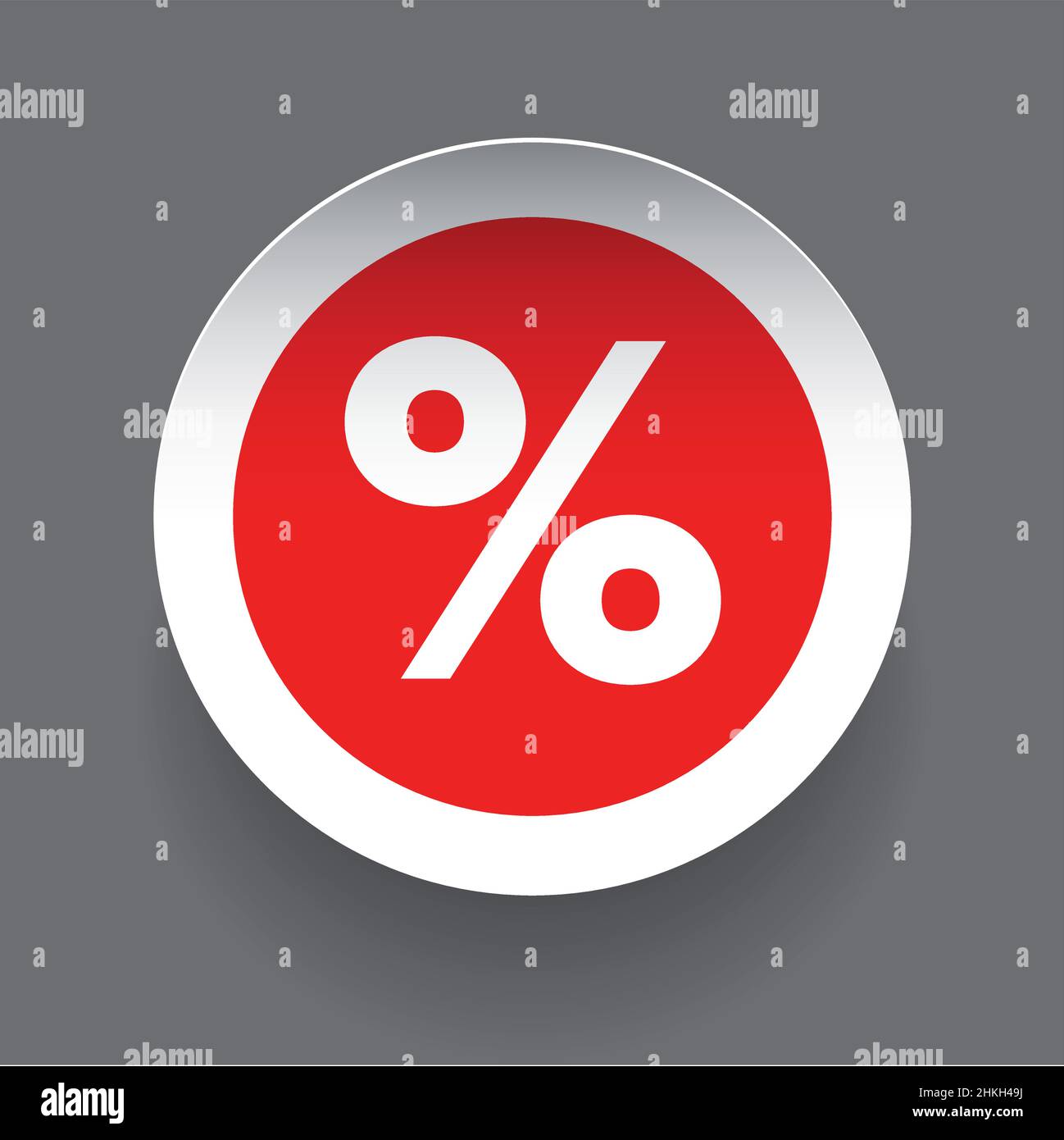 Percent sign label vector Stock Vector Image & Art - Alamy