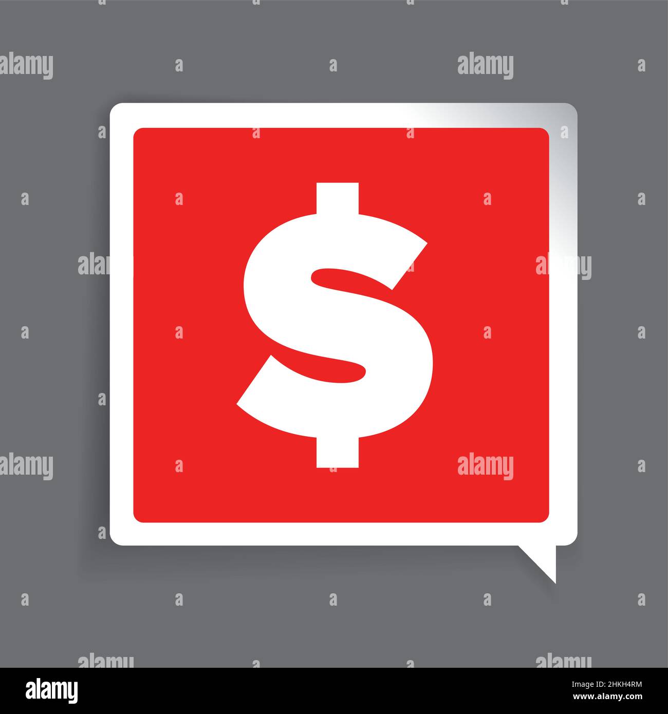 Dollar sign label vector Stock Vector Image & Art - Alamy