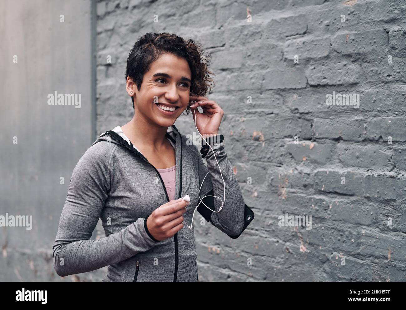 Setting the mood for the perfect run Stock Photo - Alamy