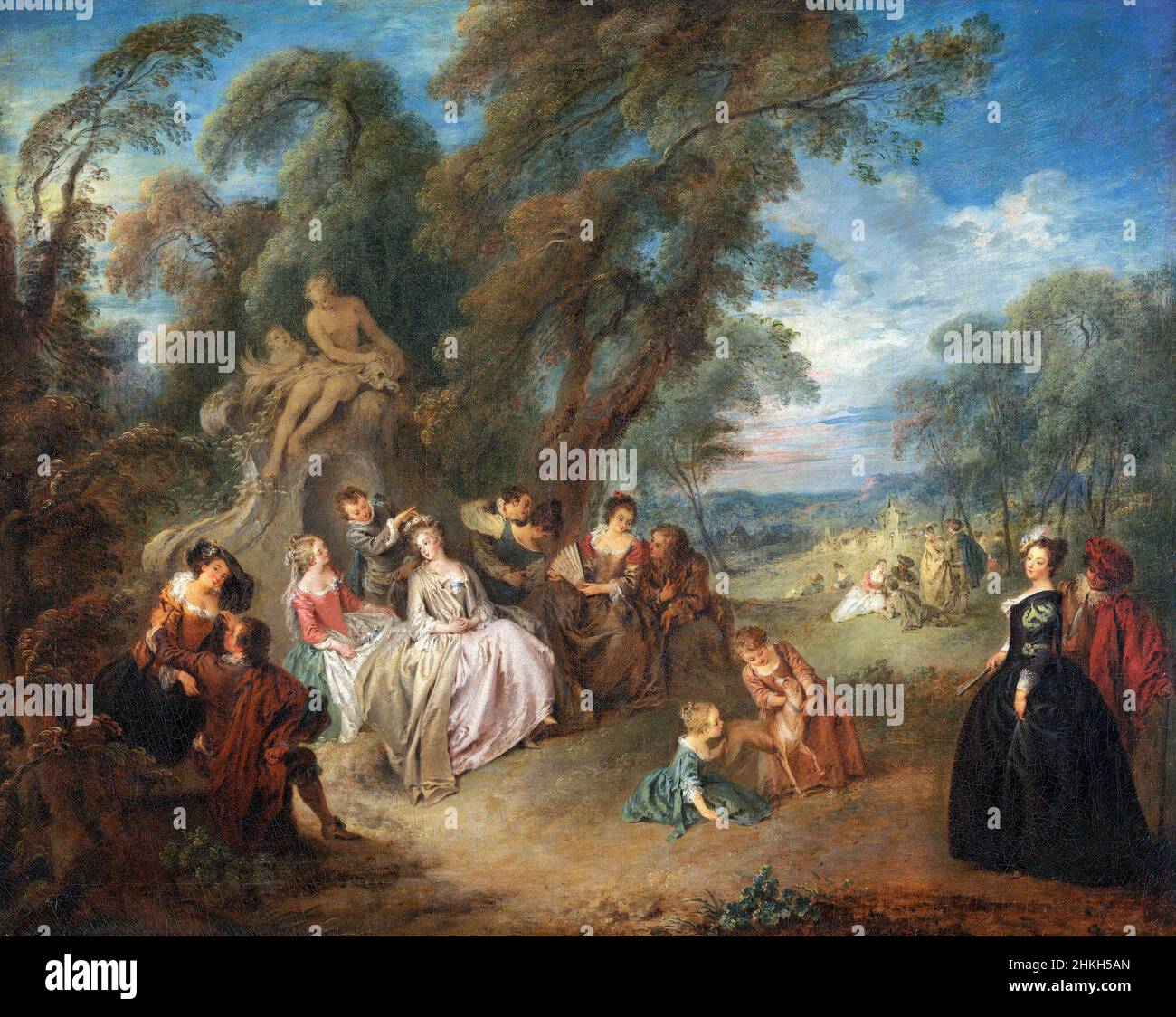 Jean baptiste pater fête champêtre hi-res stock photography and images ...