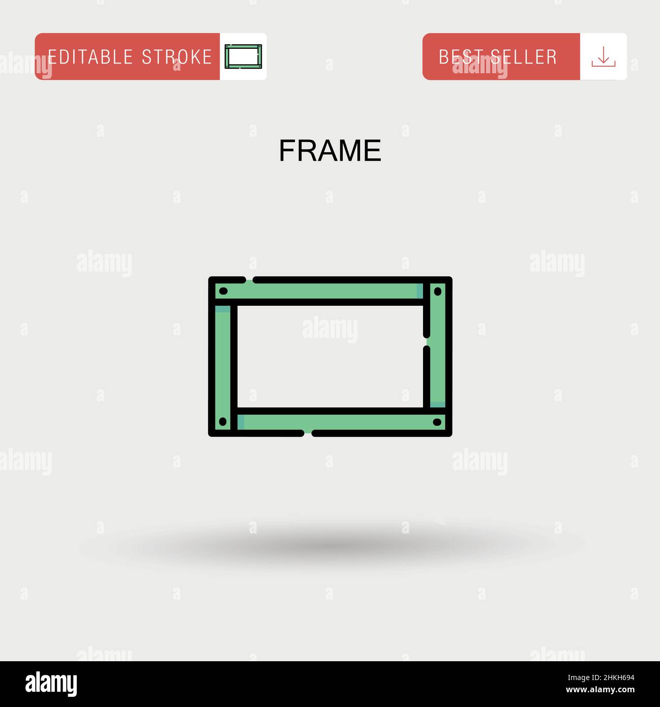 Picture frame black gold Stock Vector Images - Alamy