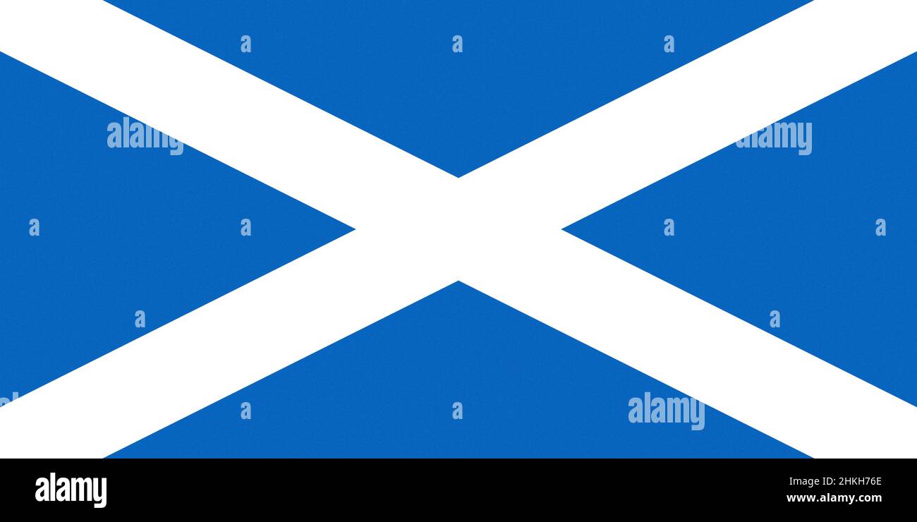the Scottish national flag of Scotland, UK texturized Stock Photo - Alamy