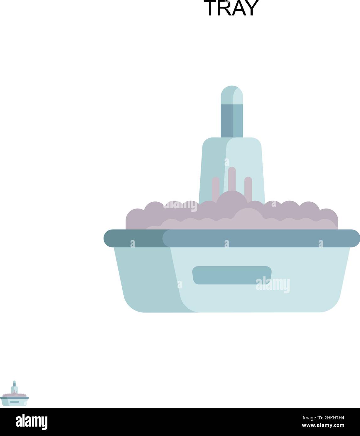 Empty tray plate Stock Vector Images - Alamy