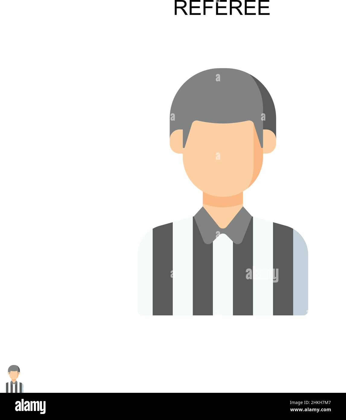 Soccer referee vector Stock Vector Images - Alamy