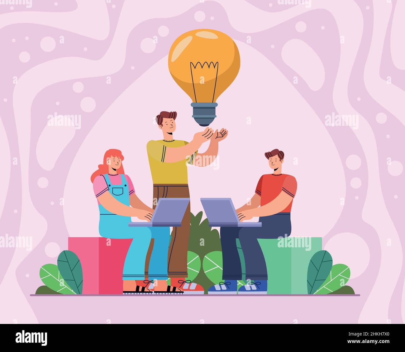 creative innovative people Stock Vector Image & Art - Alamy