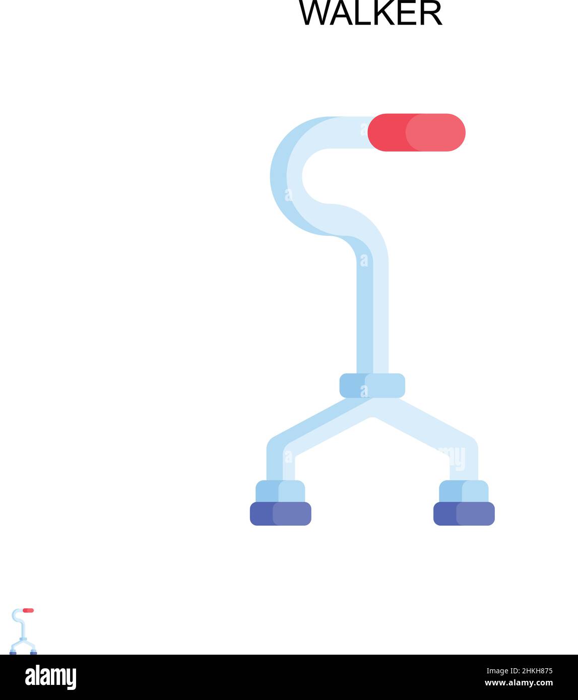 Walker icon hi-res stock photography and images - Alamy