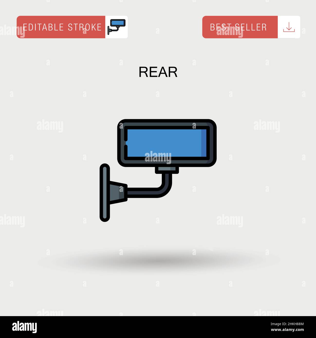 Rear view man black Stock Vector Images - Alamy