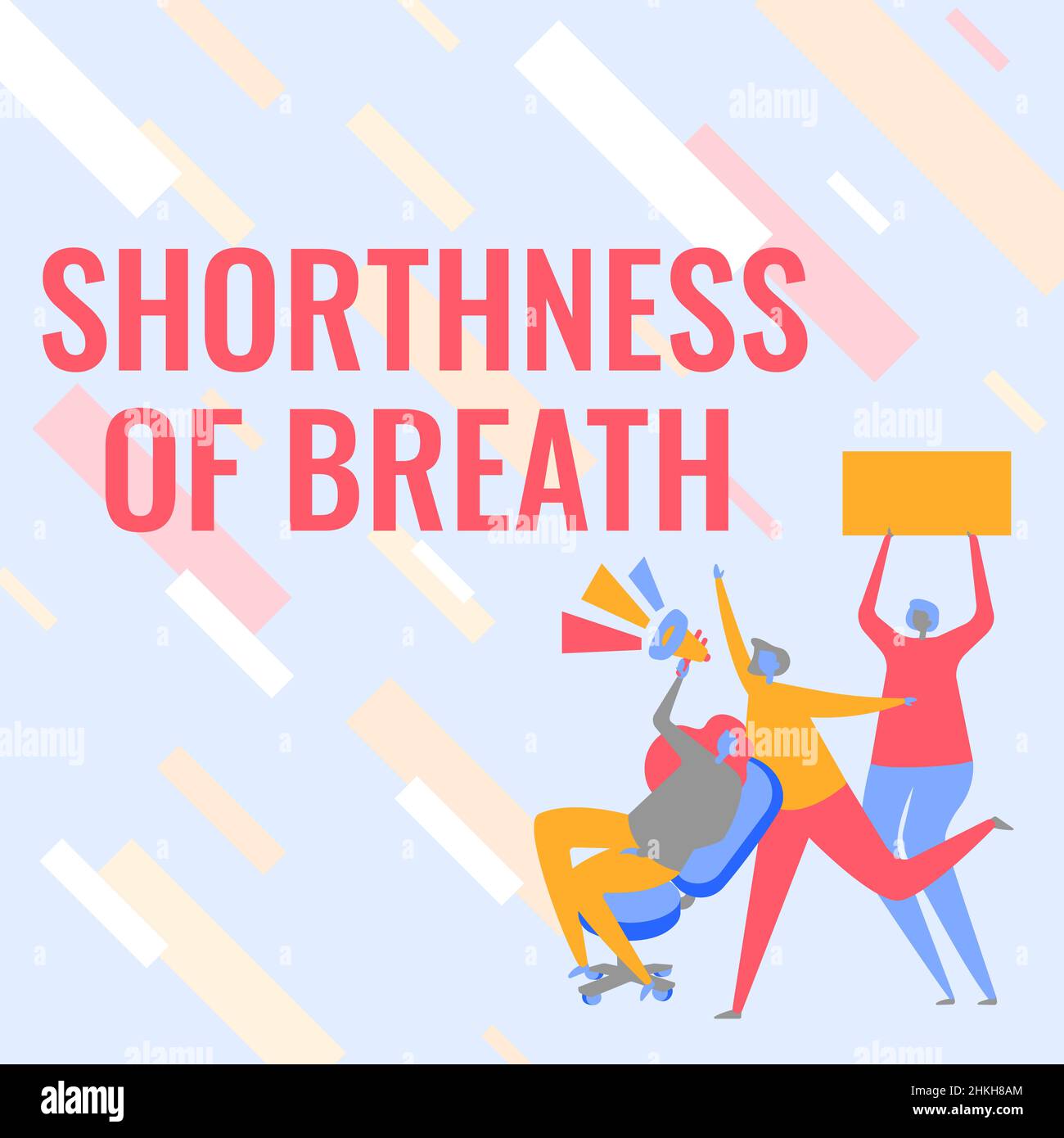 Conceptual display Shorthness Of Breath. Business approach intense ...