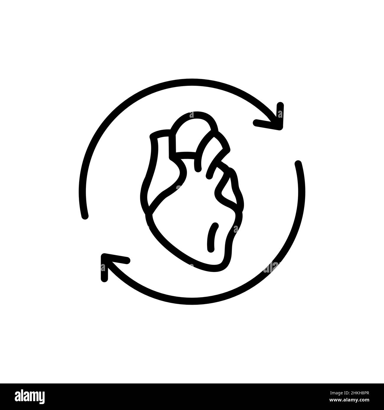 Human heart transplantation surgery Black and White Stock Photos ...