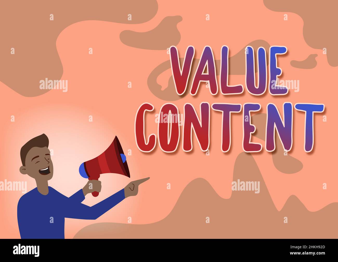 Text caption presenting Value Content. Business showcase Value Content ...