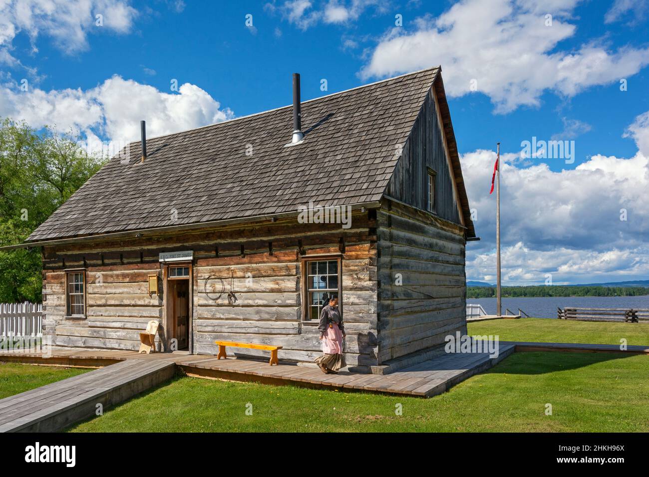 Canada, British Columbia, Fort St. James, Trade Store (1884), female re ...