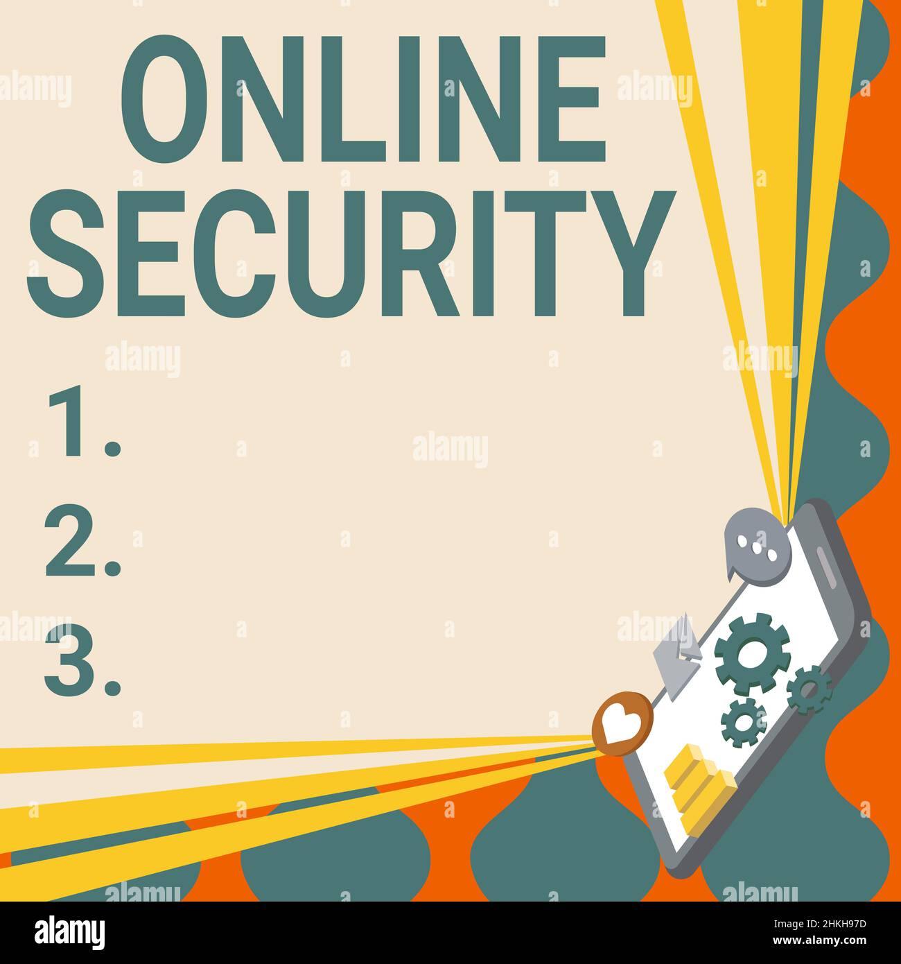 Conceptual Display Online Security Word For Rules To Protect Against Attacks Over The Internet