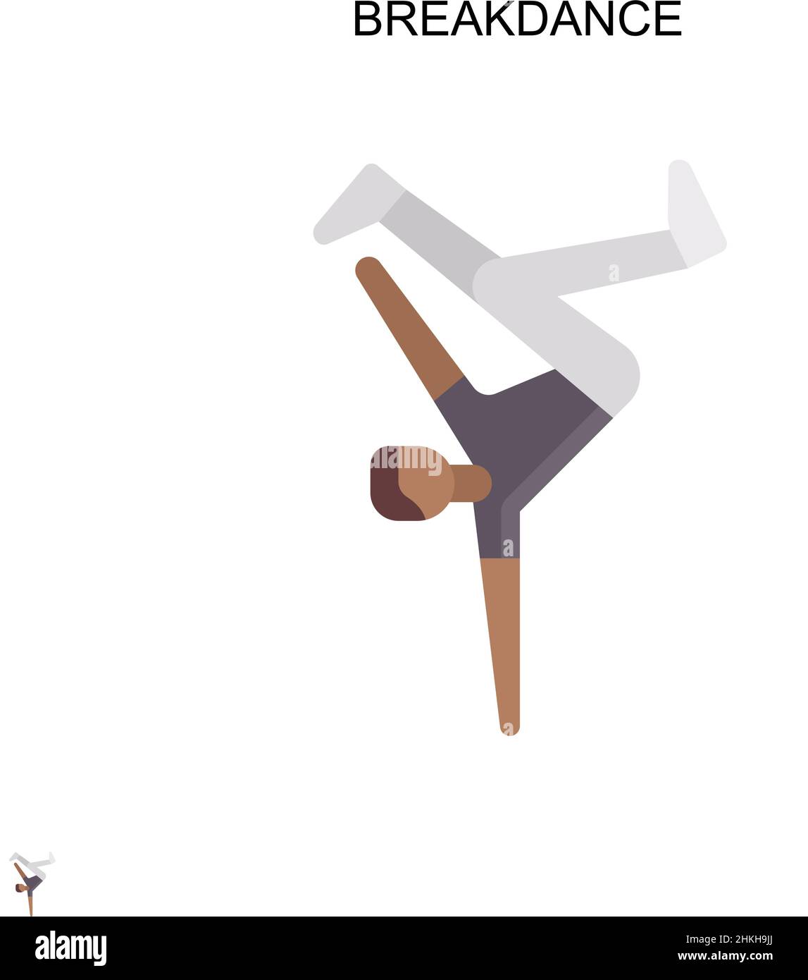 Black street performer Stock Vector Images - Alamy