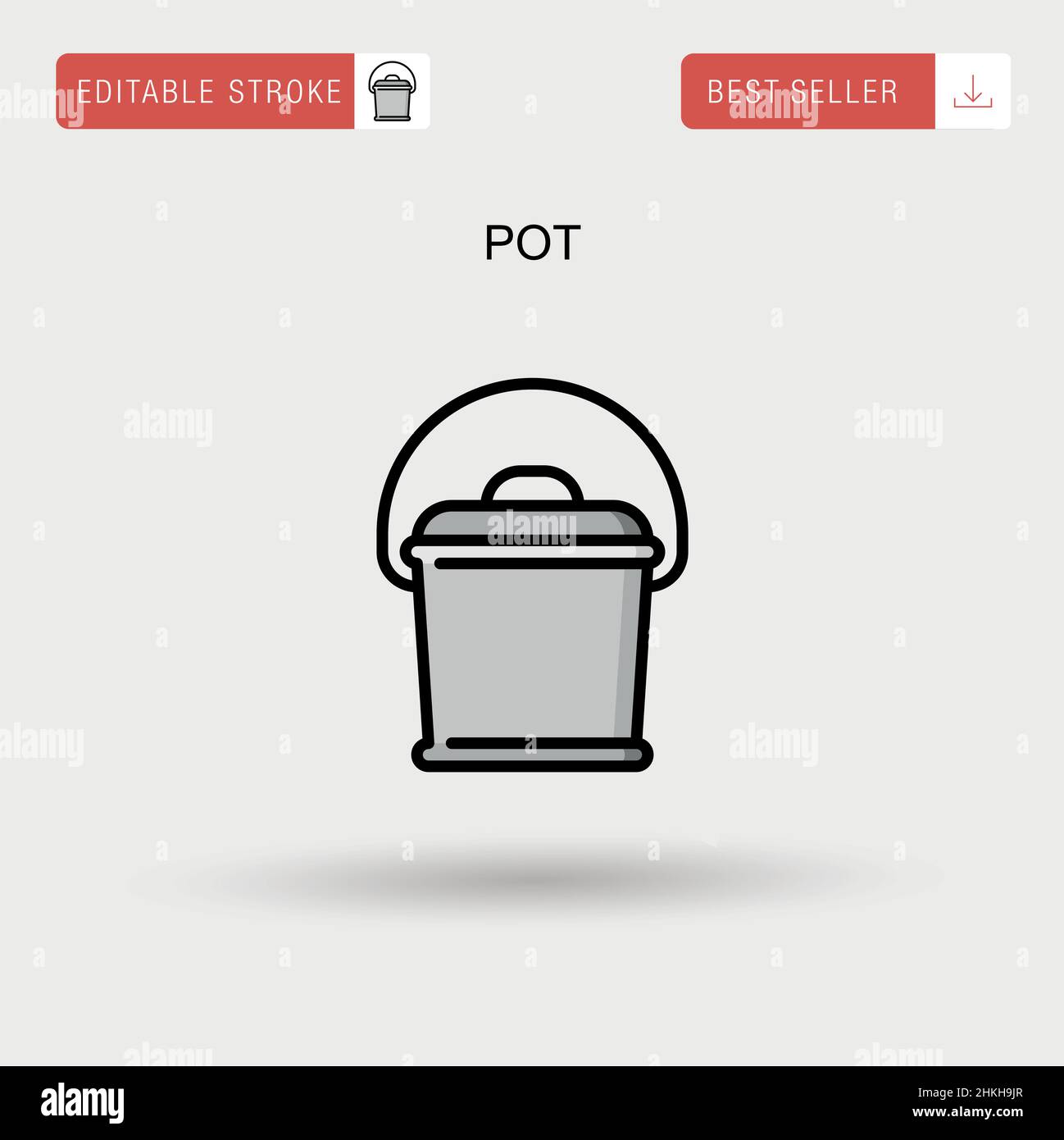 Pot plant icon Stock Vector Images - Alamy