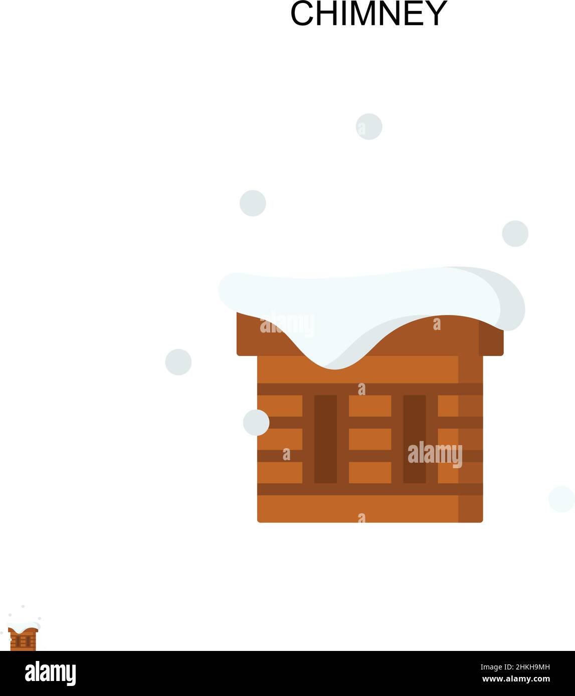 Chimney Simple vector icon. Illustration symbol design template for web ...