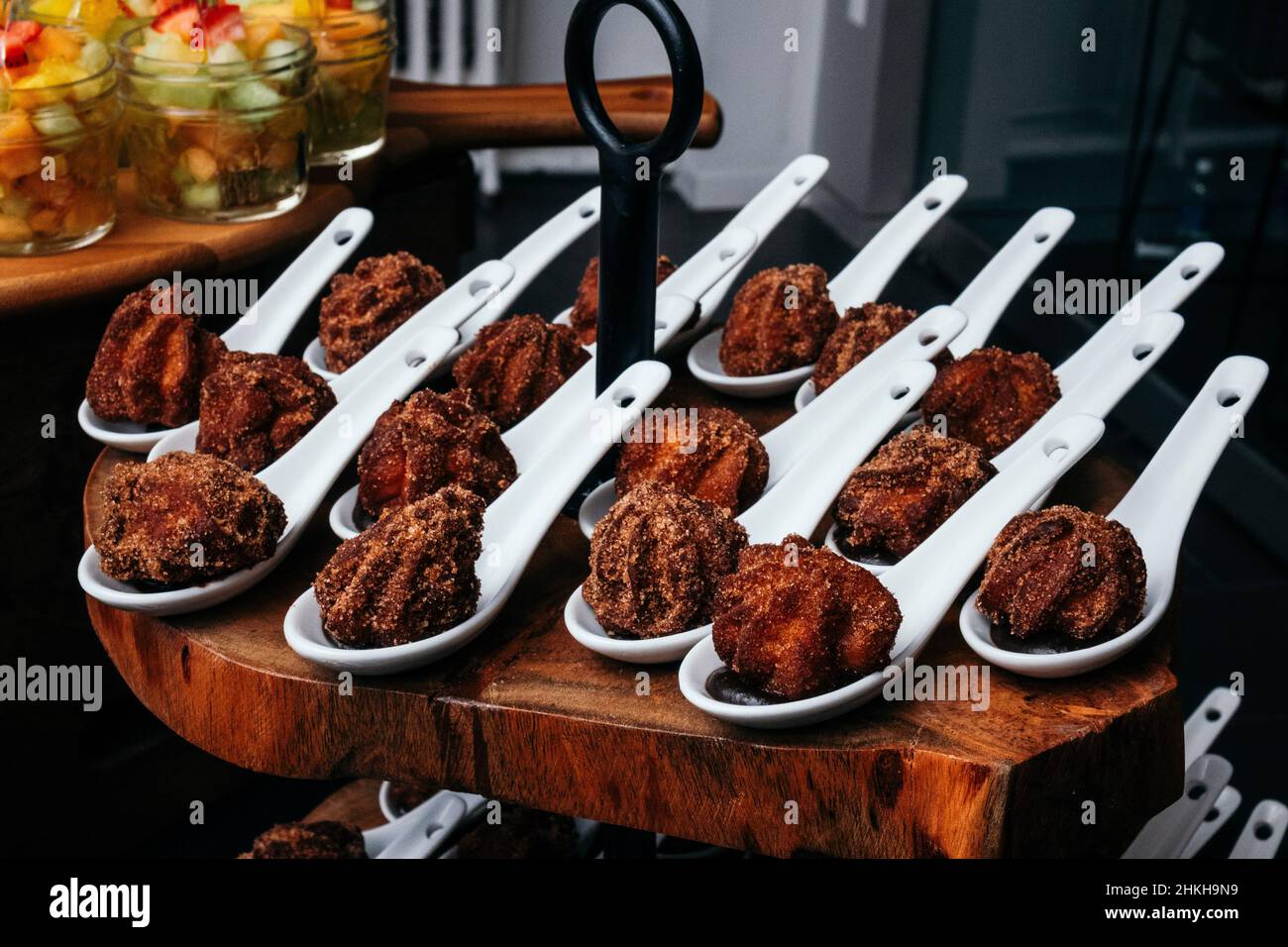 Buffet Churros bites Stock Photo - Alamy