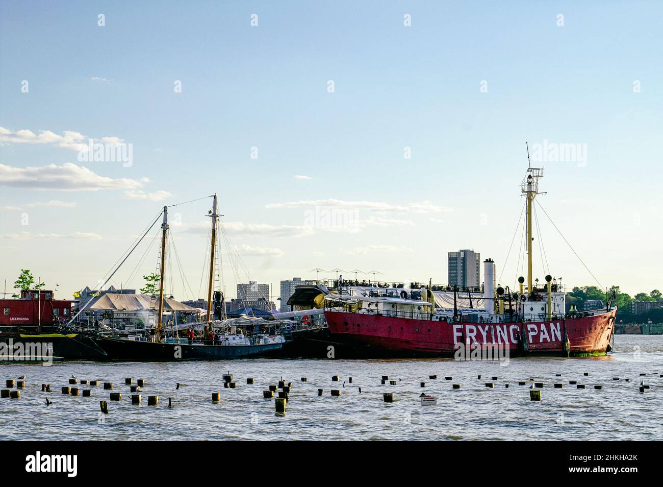 Lightship Frying Pan is a historic vessel permanently docked at Pier 66 ...