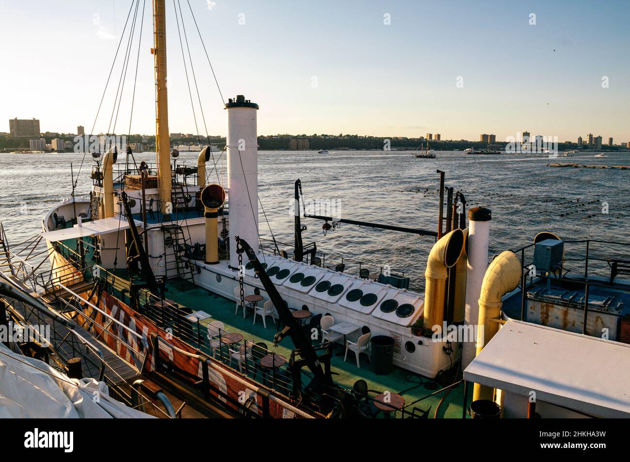 Lightship Frying Pan is a historic vessel permanently docked at Pier 66 ...