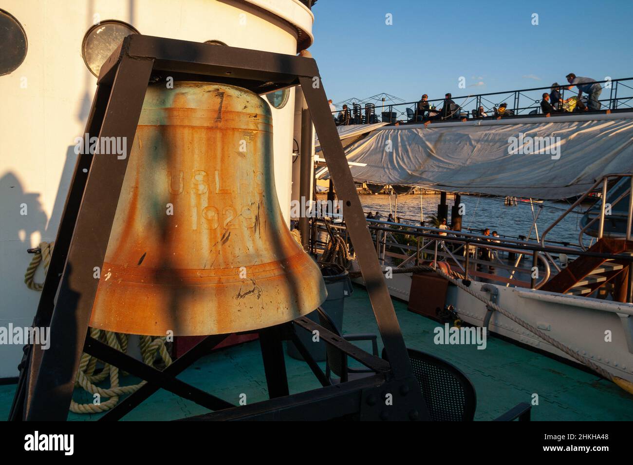 Lightship Frying Pan is a historic vessel permanently docked at Pier 66 ...