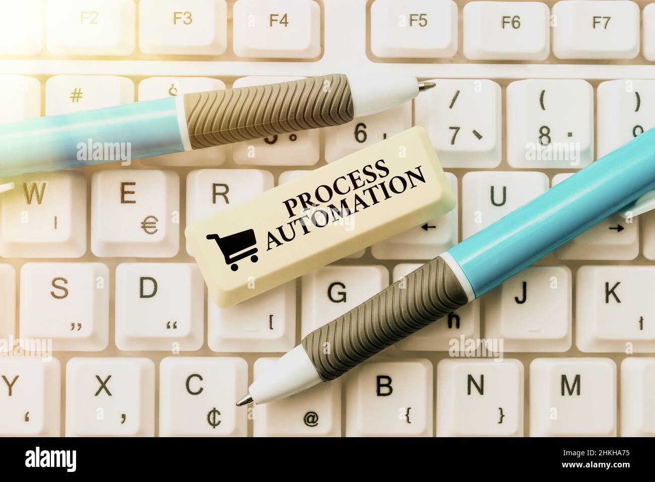 Text sign showing Process Automation. Concept meaning Transformation ...