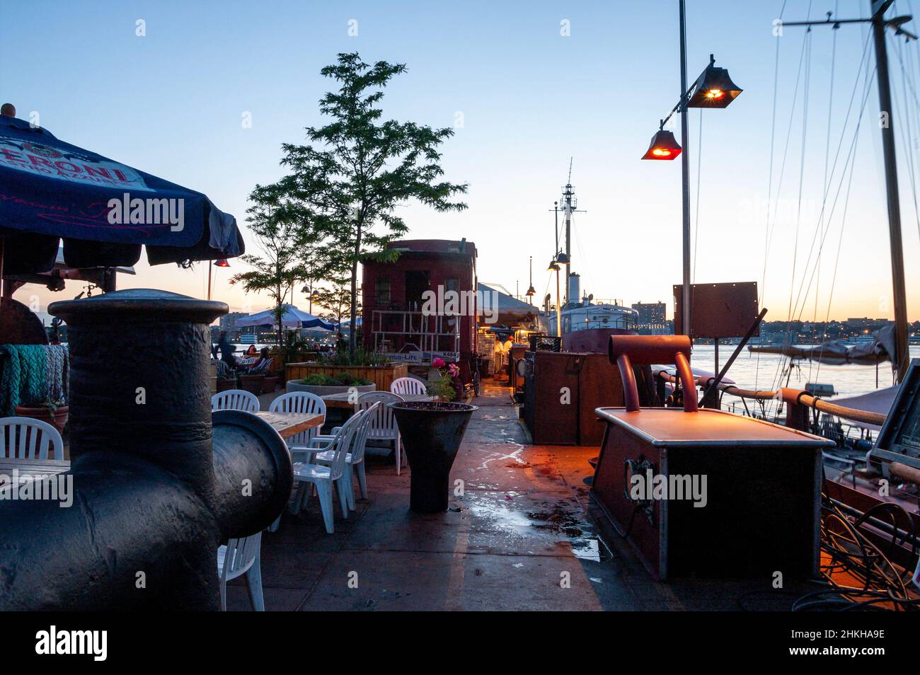 Lightship Frying Pan is a historic vessel permanently docked at Pier 66 ...