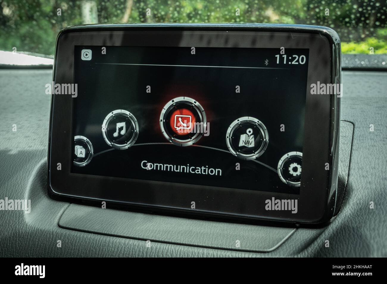 Hong Kong, China July 7, 2021 : Mazda CX-3 Dashboard July 7 2021 in ...