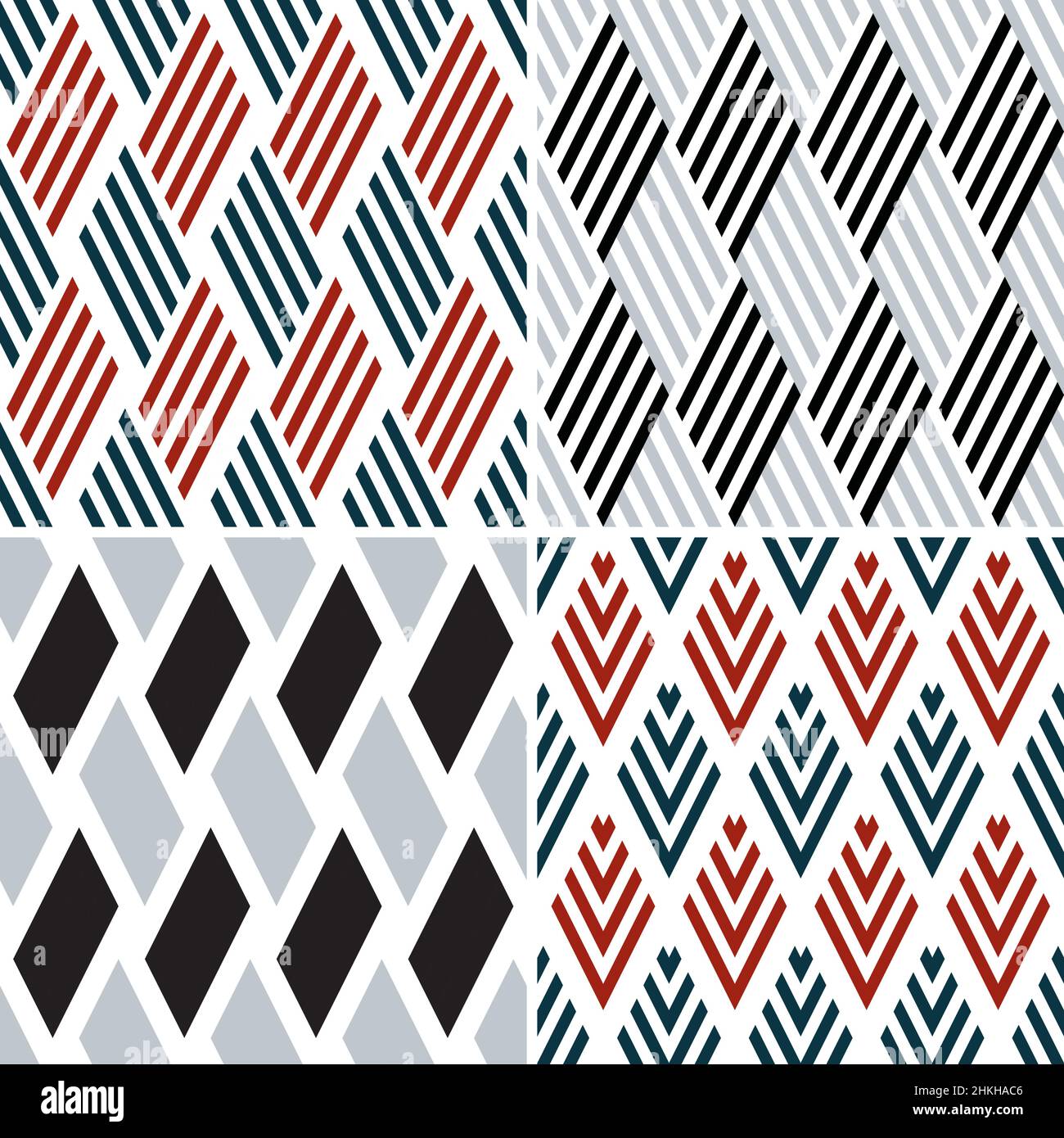 4 different vector patterns in the same package(eps). One pattern is ...