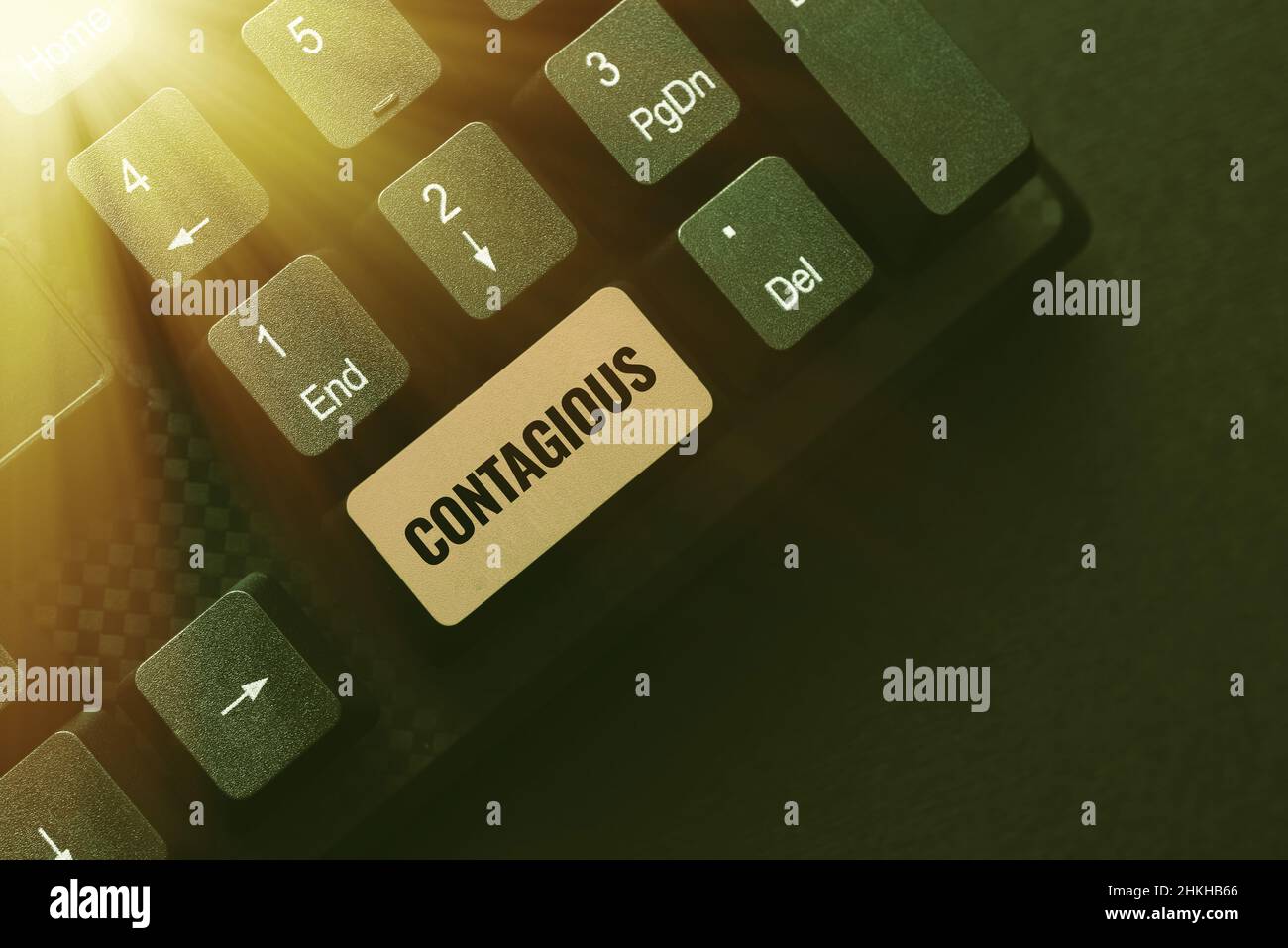 Hand writing sign Contagious. Word Written on transmissible by direct ...