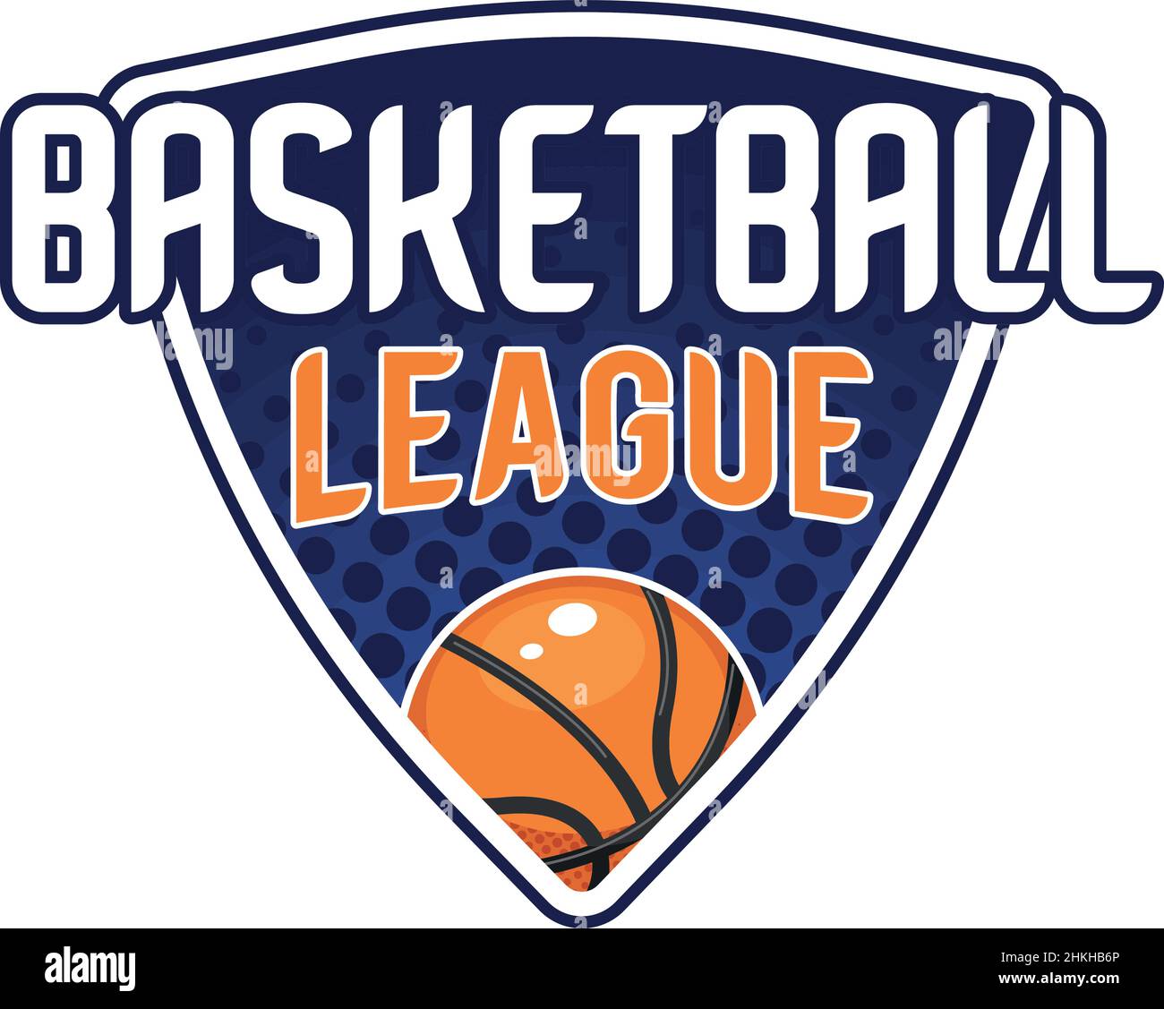 basketball league lettering with shield Stock Vector Image & Art - Alamy