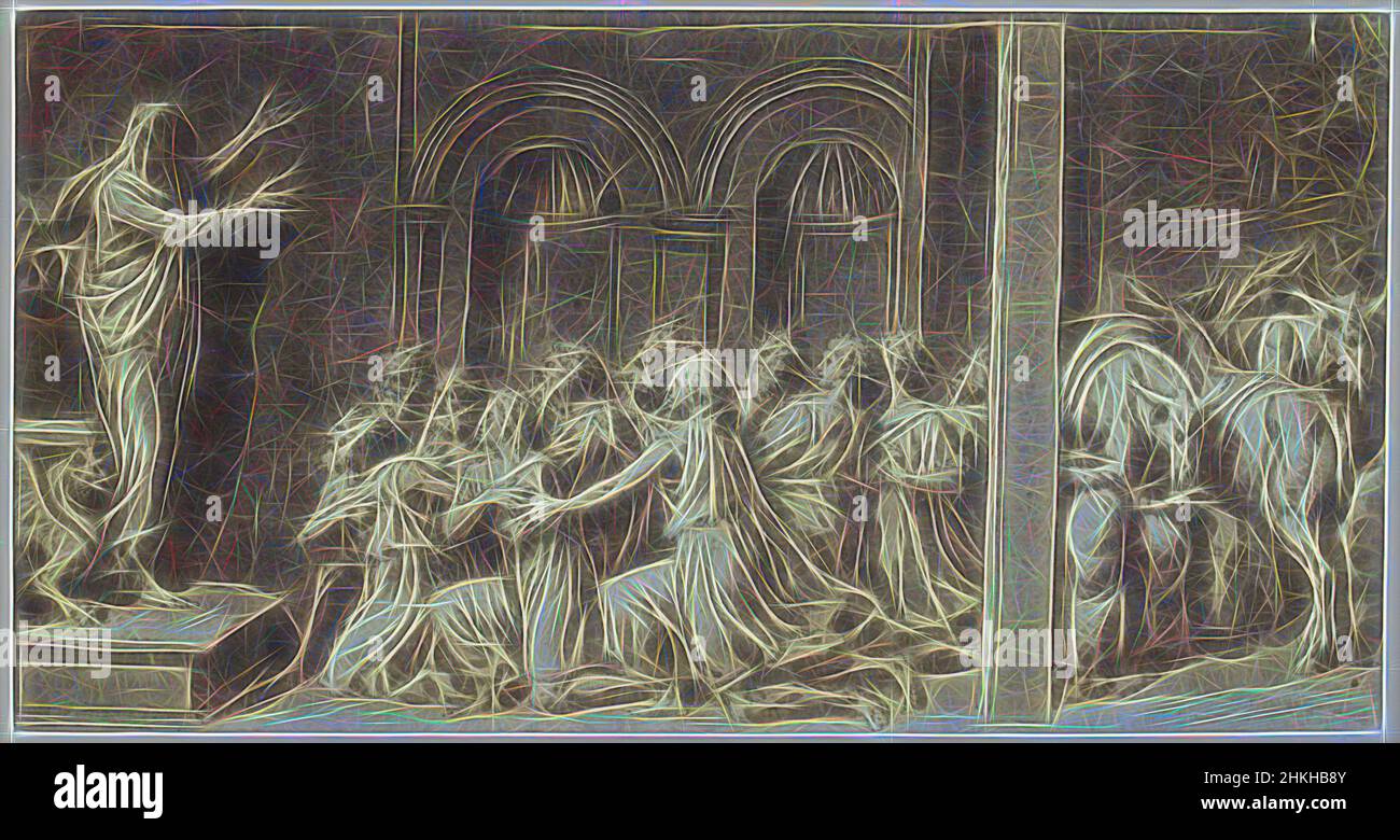 Inspired by by Raphael, King Solomon speaks justice, Charles Thurston ...