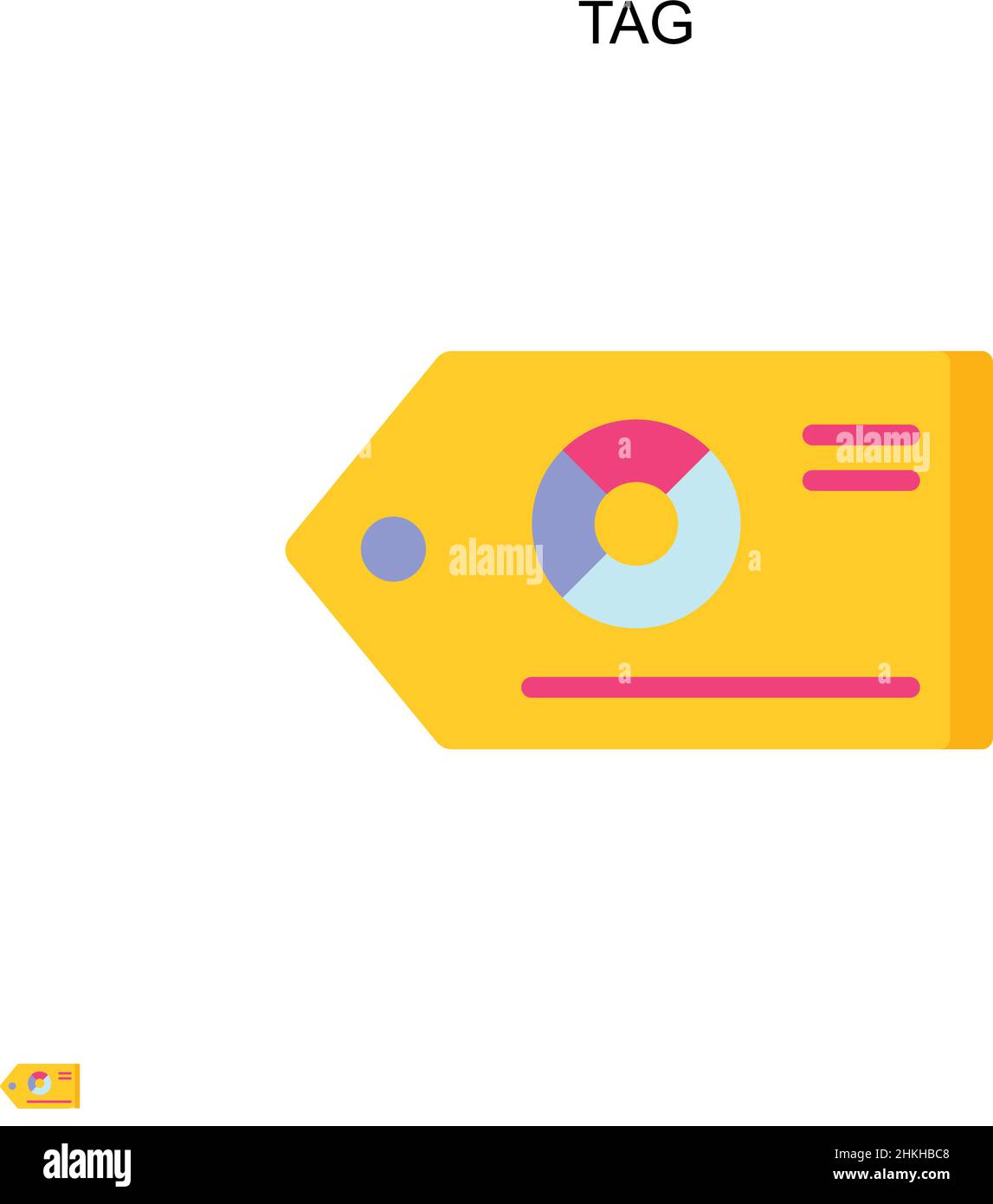 Tag Simple vector icon. Illustration symbol design template for web ...