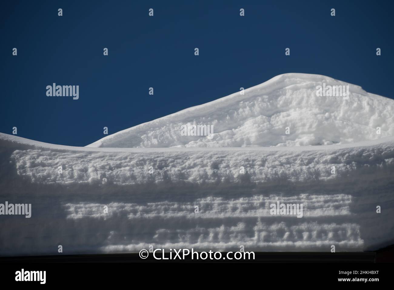 Compacted layers of snow hi-res stock photography and images - Alamy