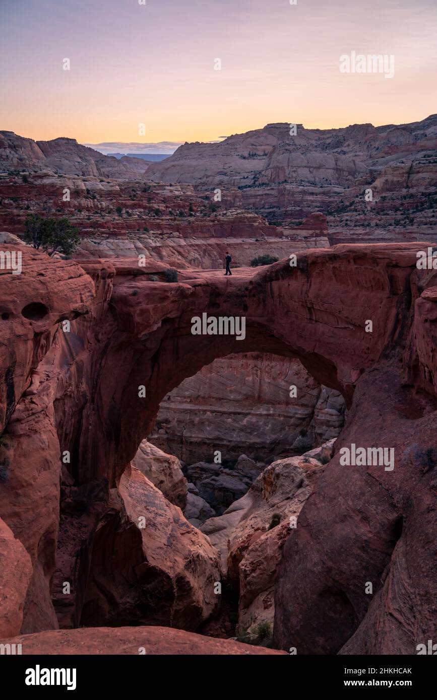 Capitol reef national park night sky hi-res stock photography and ...