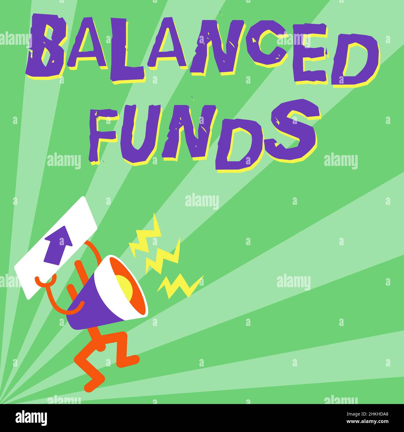 Inspiration showing sign Balanced Funds. Internet Concept hybrid mutual ...