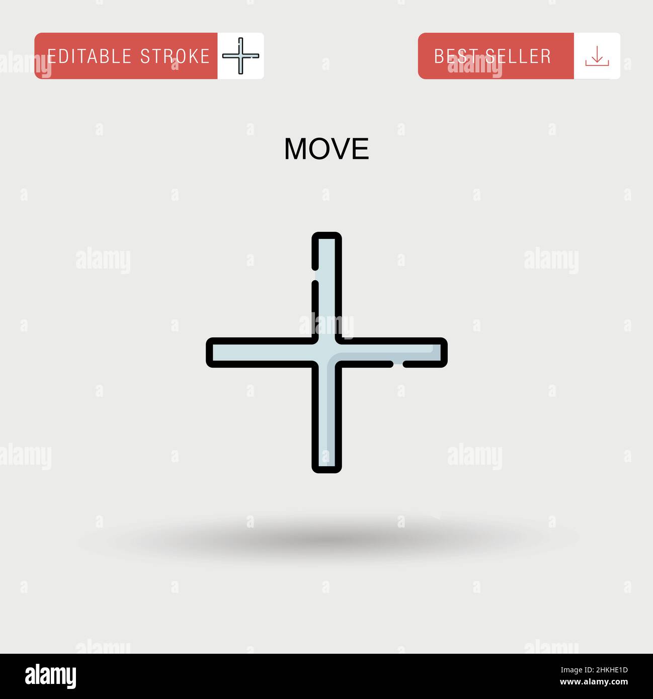 Move Simple vector icon Stock Vector Image & Art - Alamy