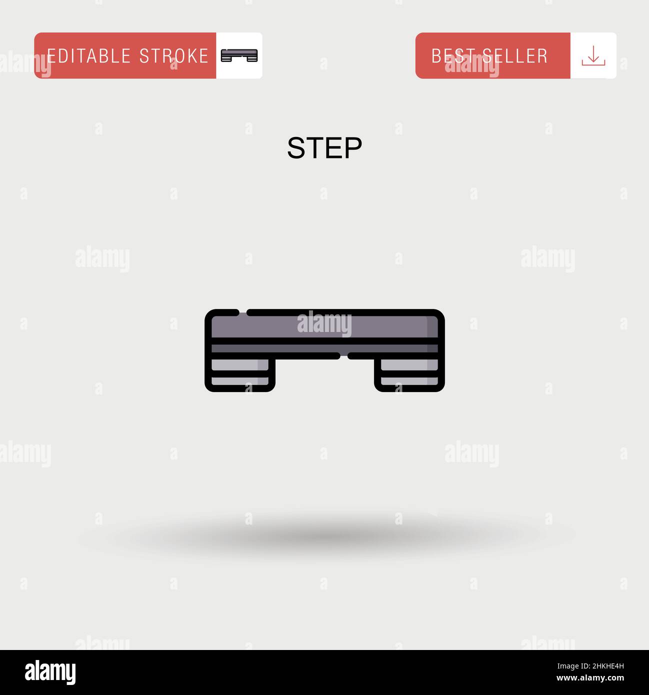 The step Stock Vector Images - Alamy