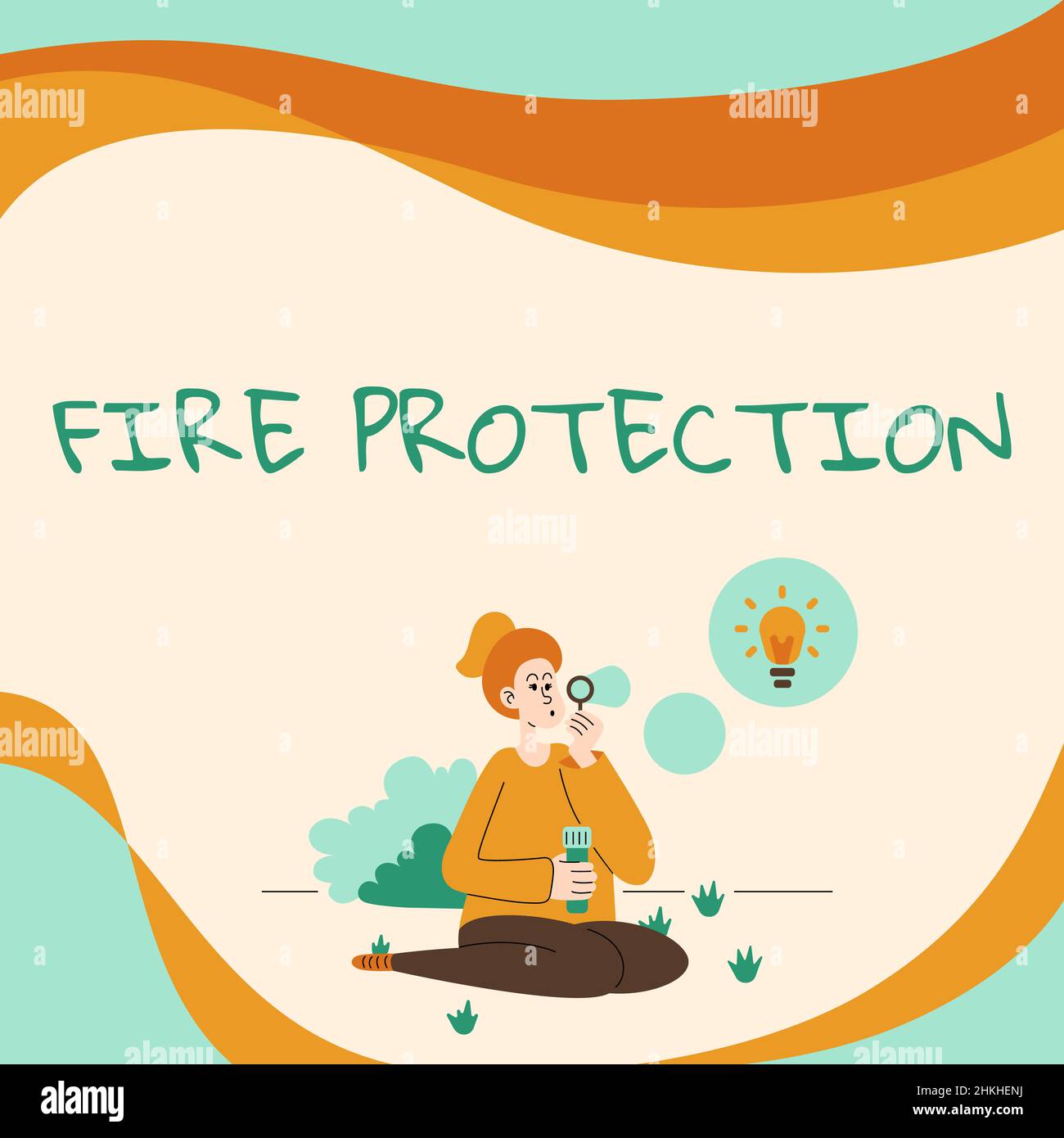 Inspiration showing sign Fire Protection. Concept meaning measures ...