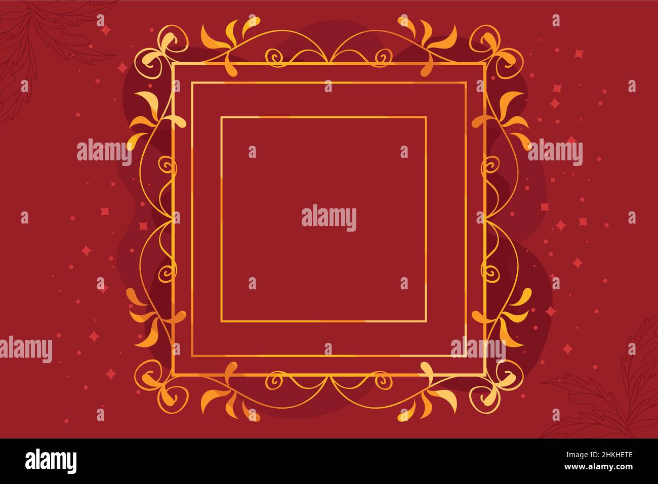 golden square monogram Stock Vector Image & Art - Alamy