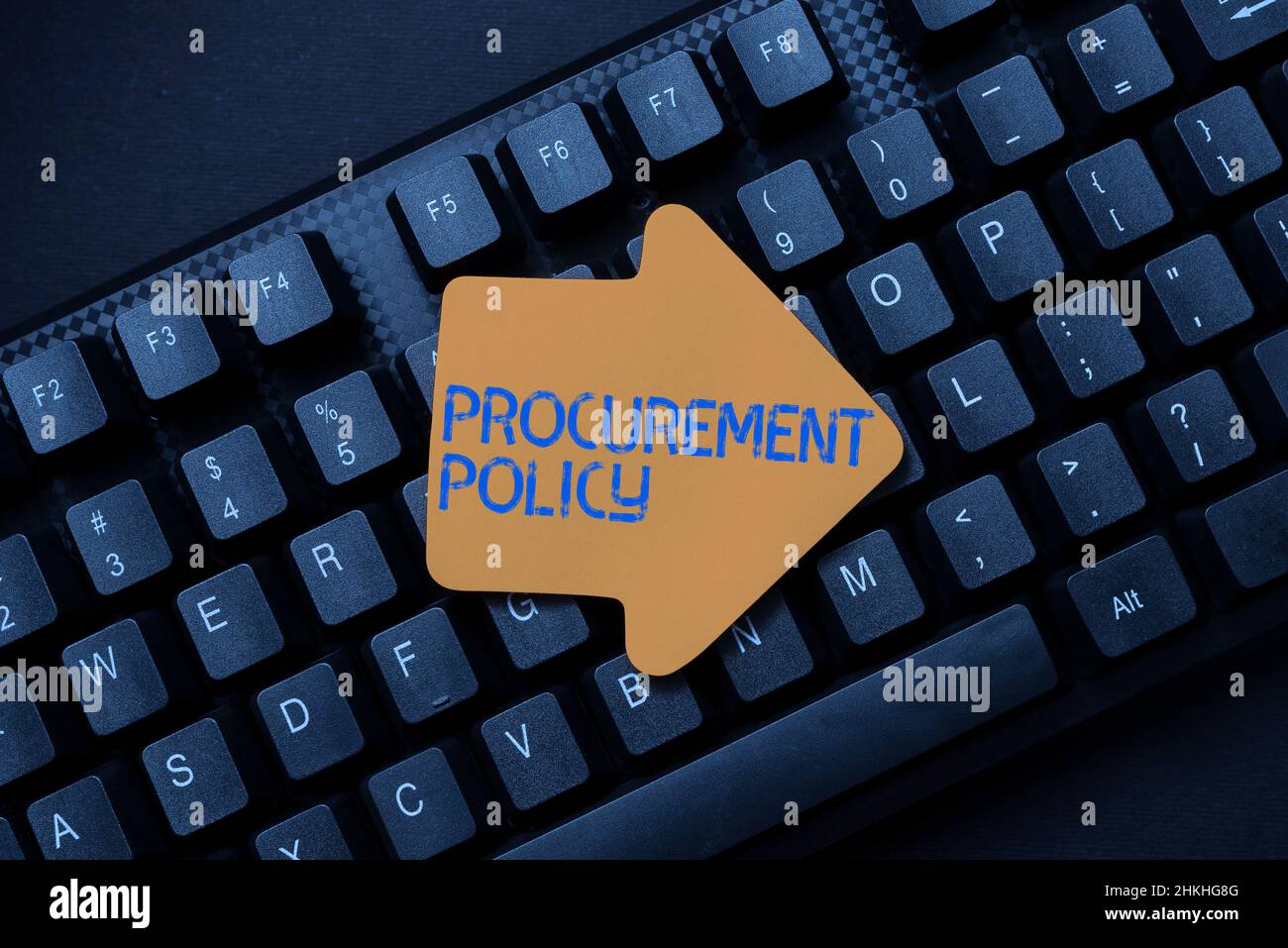 Inspiration showing sign Procurement Policy. Business overview govern ...