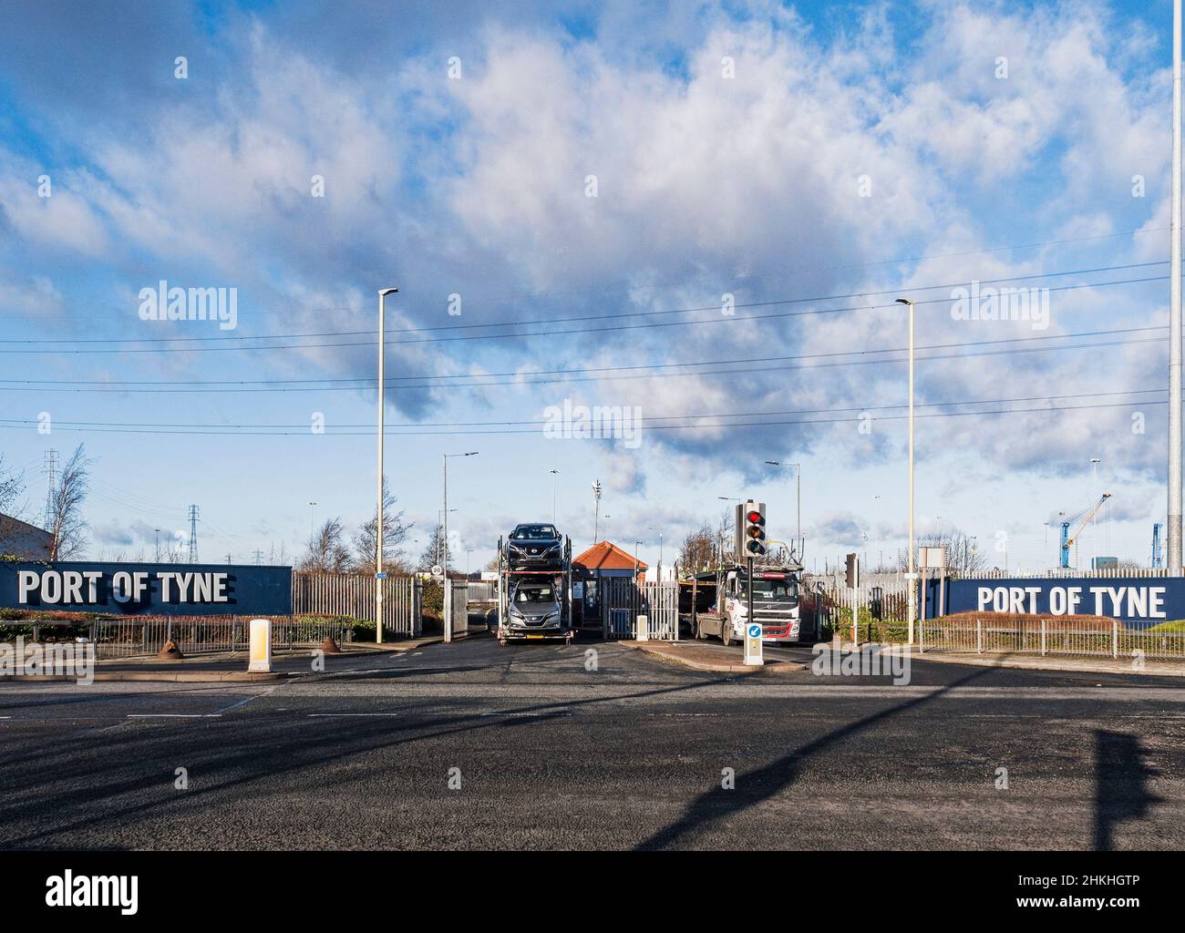 Port of Tyne at south Shields. With the demise of the coal industry ...