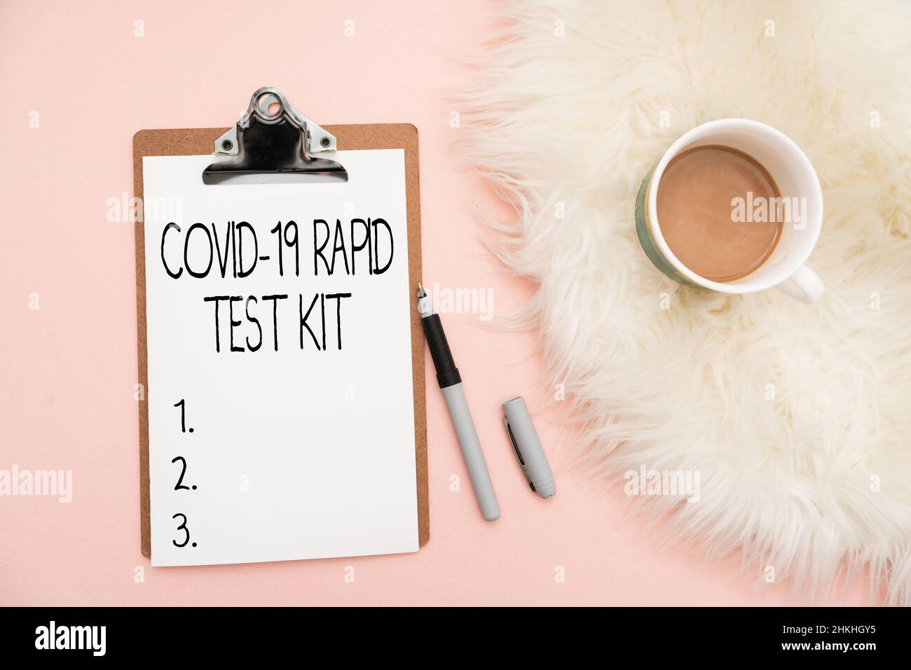 Text sign showing Rapid Test Kit. Word for Emergency medical diagnostic ...