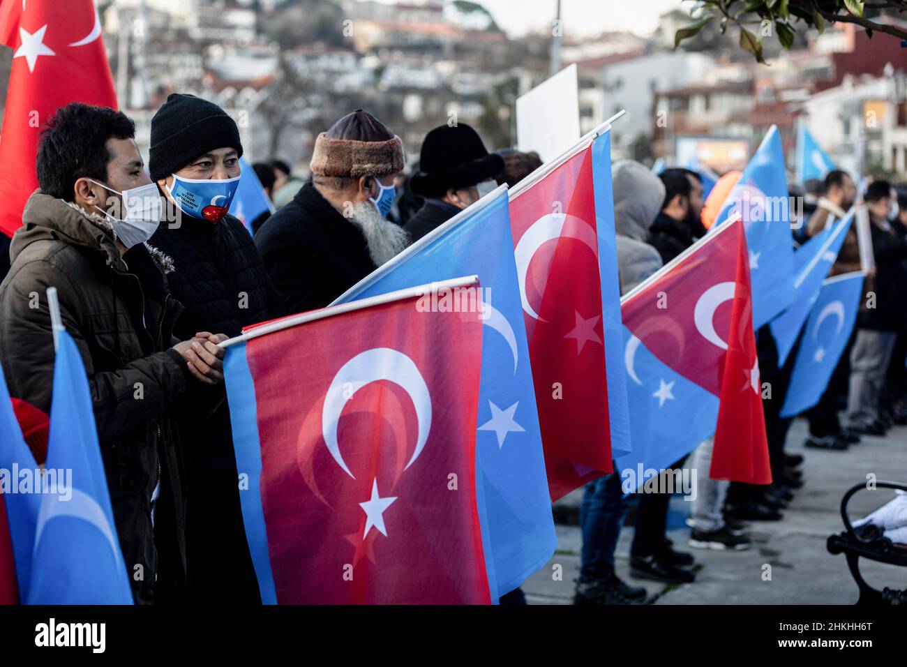 Uyghurs flags hi-res stock photography and images - Alamy