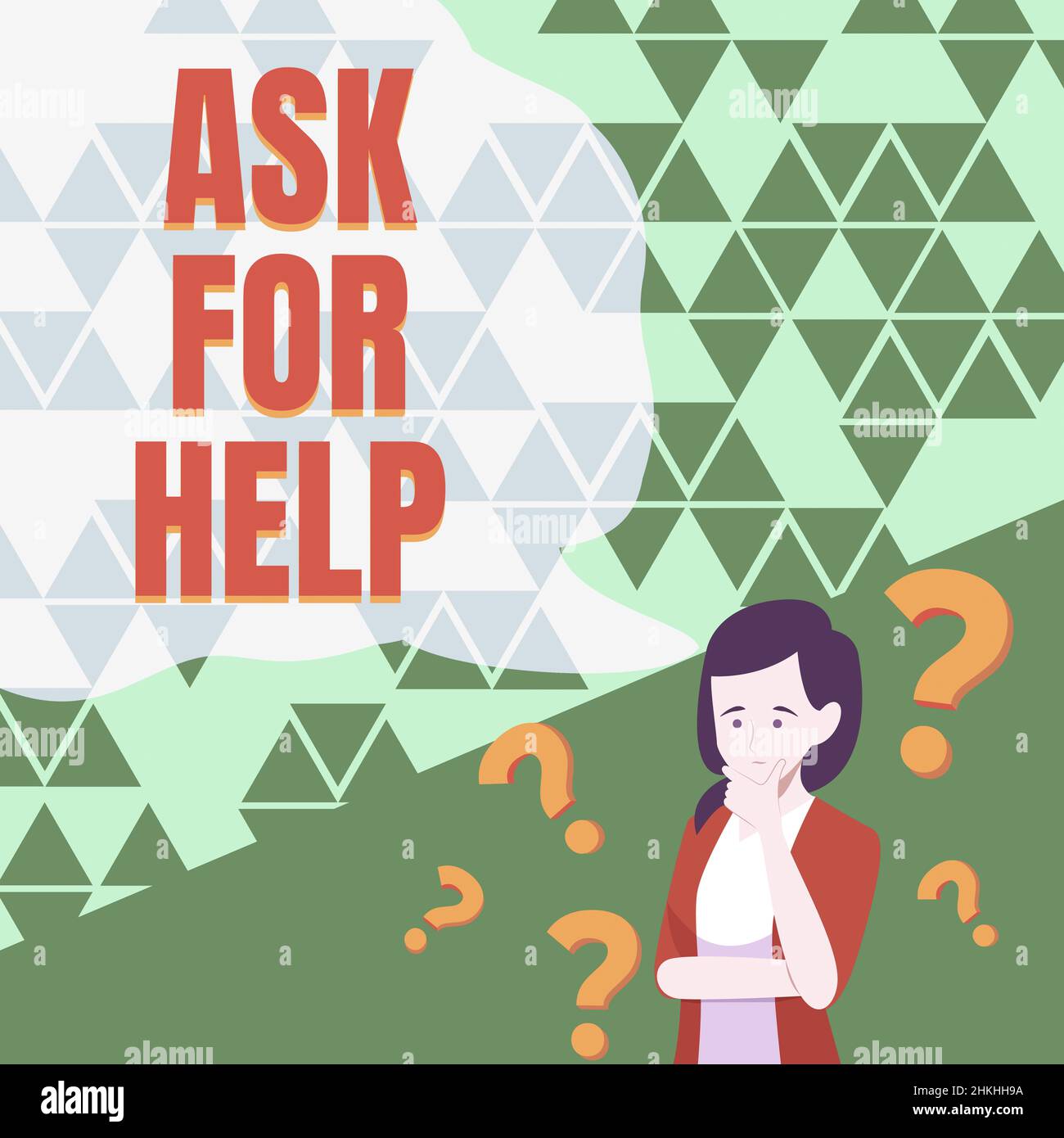 Writing displaying text Ask For Help. Internet Concept Request to ...