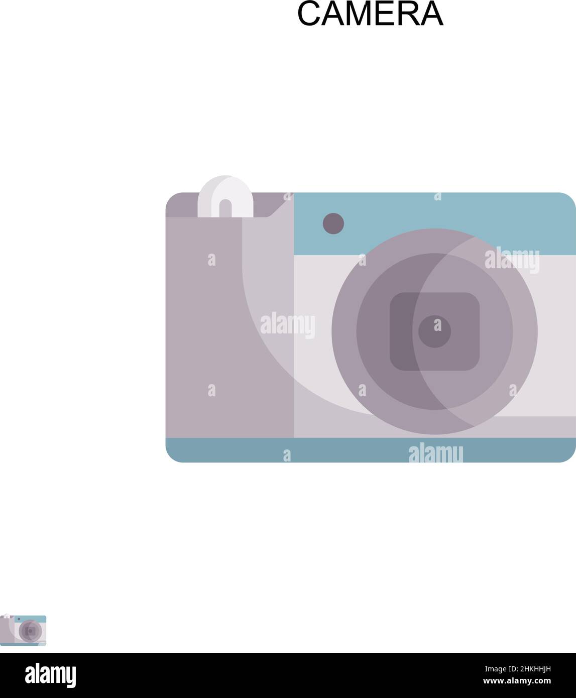 Camera Simple vector icon. Illustration symbol design template for web ...