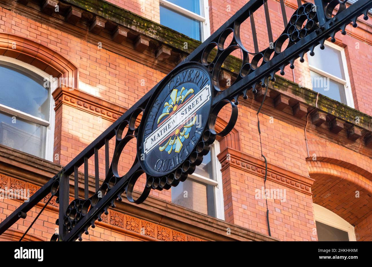 Mathew street sign hi-res stock photography and images - Alamy