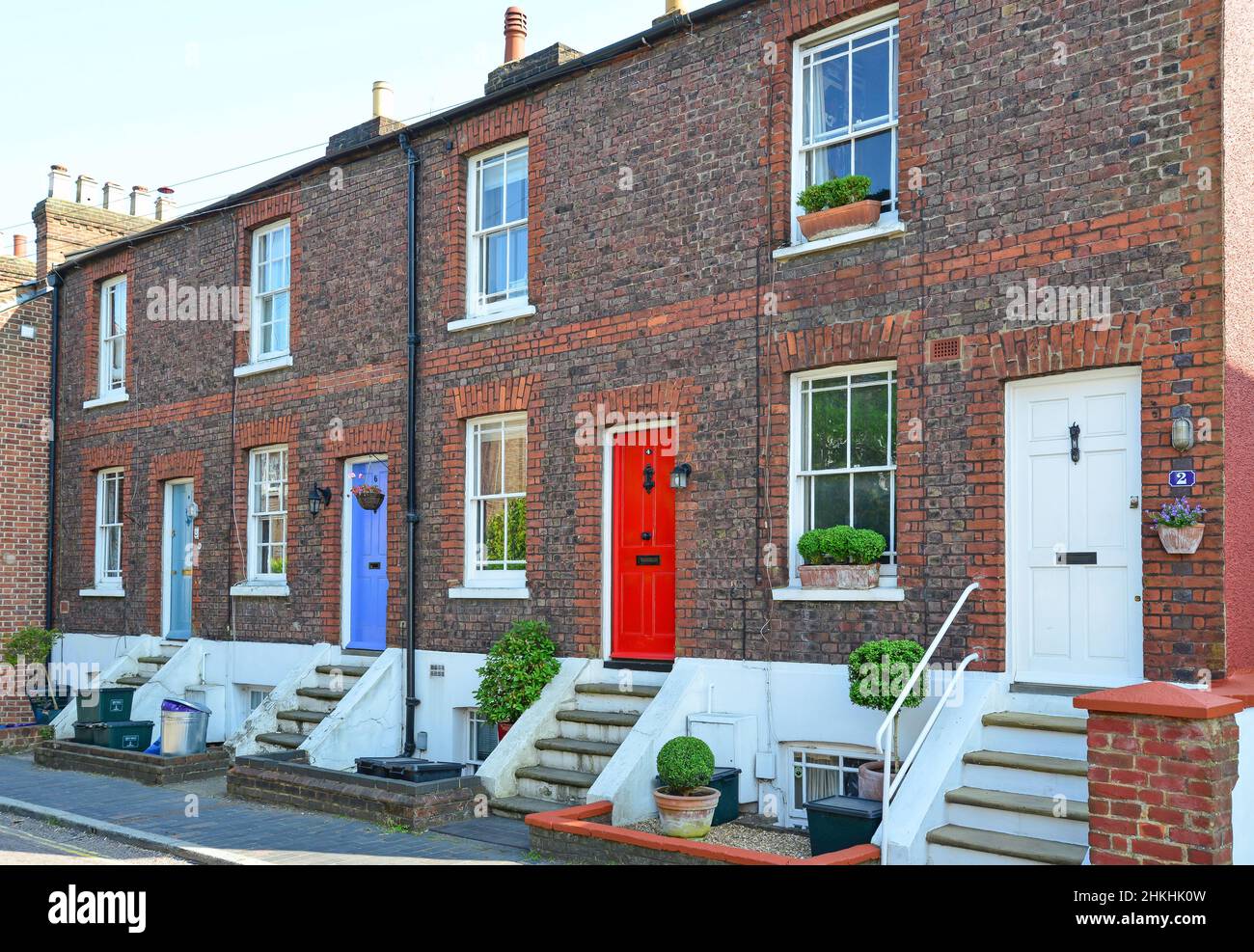 Georgian terraced houses georgian houses georgian street hi-res stock ...