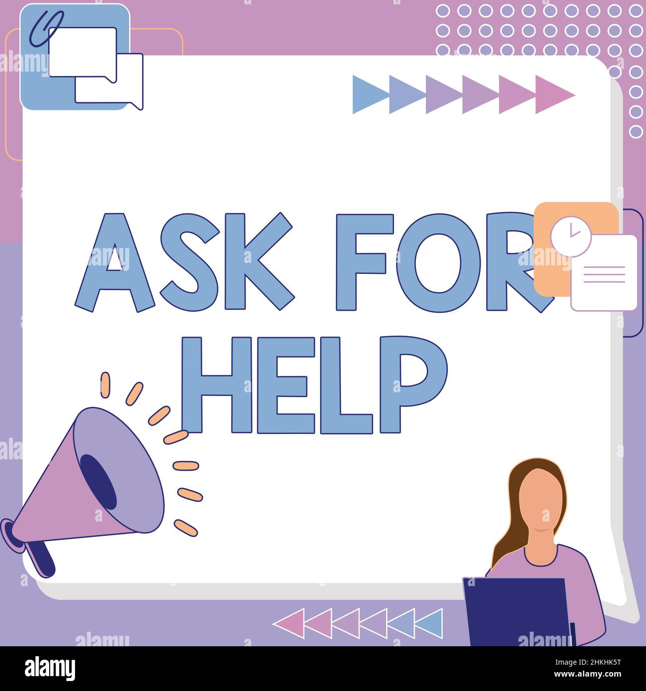 Sign displaying Ask For Help. Word for Request to support assistance ...